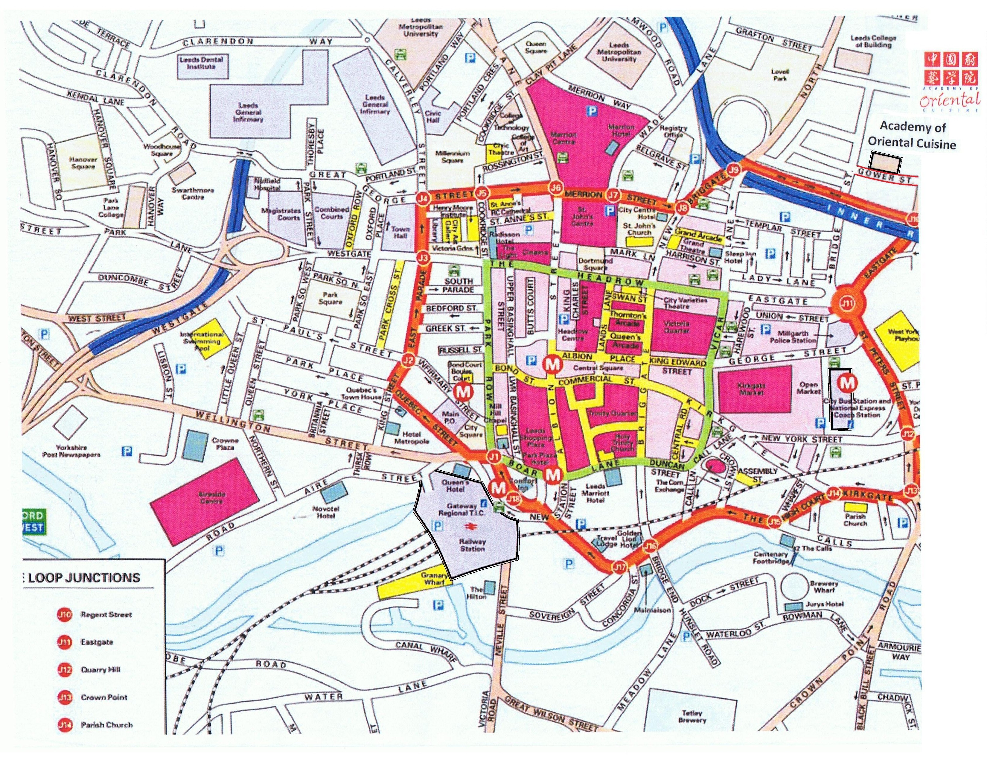 Leeds Restaurants Map at Bruce Macias blog